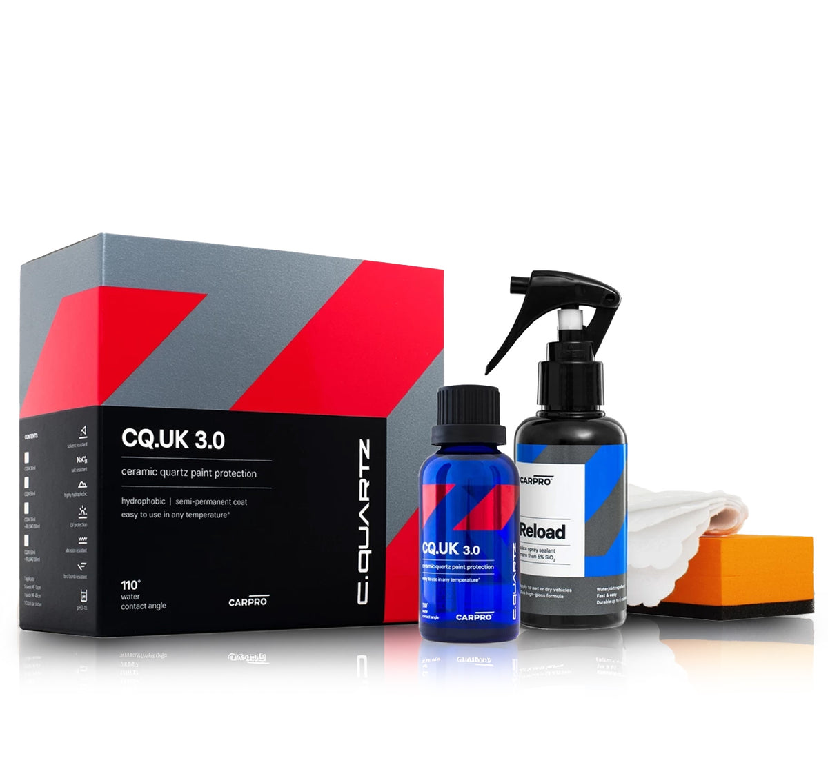 CarPro CQuartz UK 3.0 Kit (with 100ml Reload) — Polished Bliss